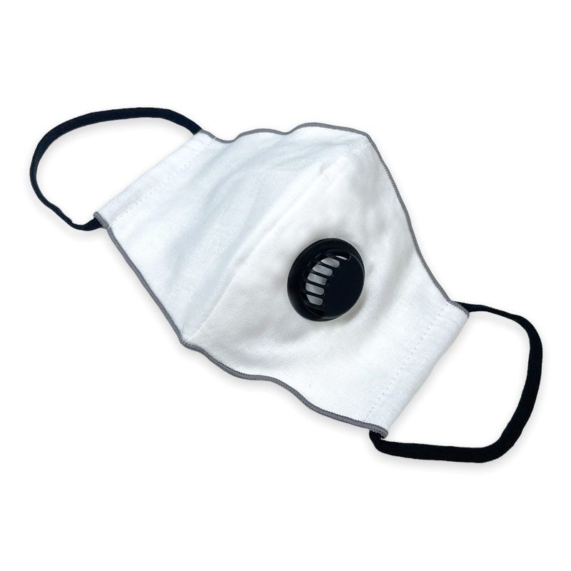 KOUZandMOKOBO Valve / Cloth Mask, Valve White, Sports Mask with Valve ...