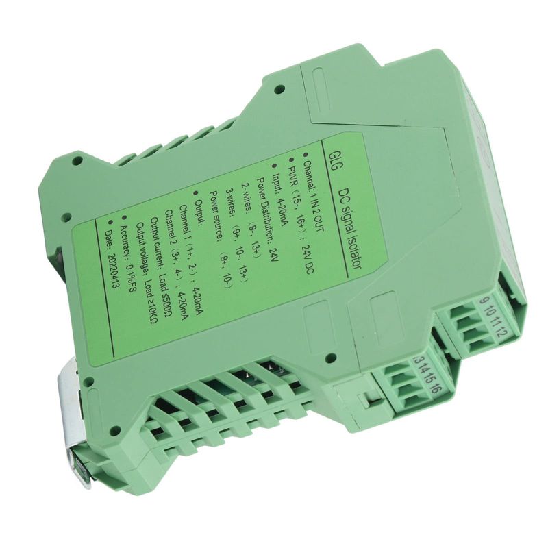 ANGGREK Splitter,4-20Ma,DC 24V DC Current Isolator Transmitter 4-20mA ...