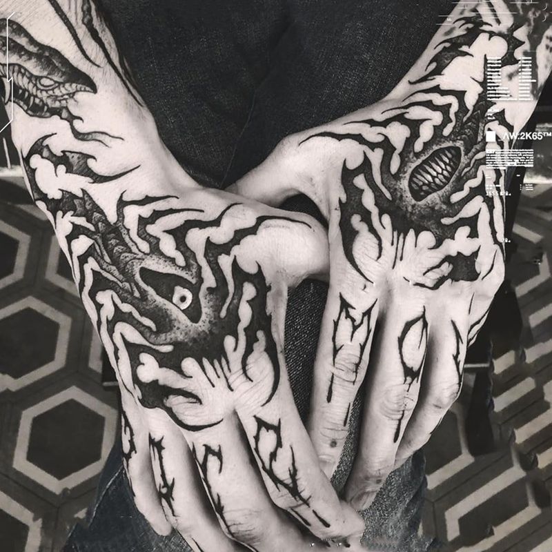 Oversized Temporary Flower Tattoos for Women Adult Temporary Neck ...