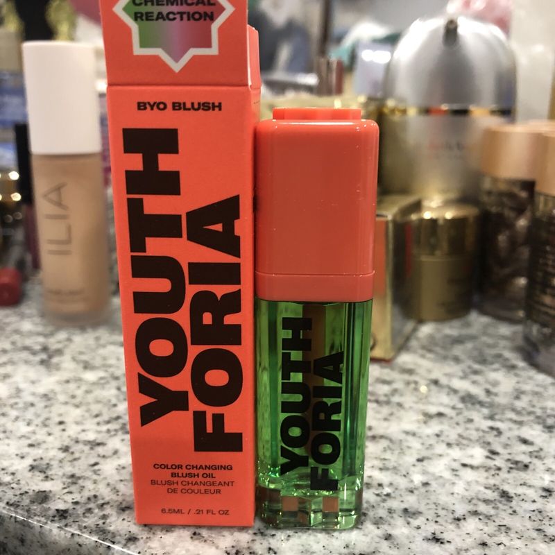 YouthForia Byo Blush - Color Changing Blush Oil Chemical Reaction 0.21 ...