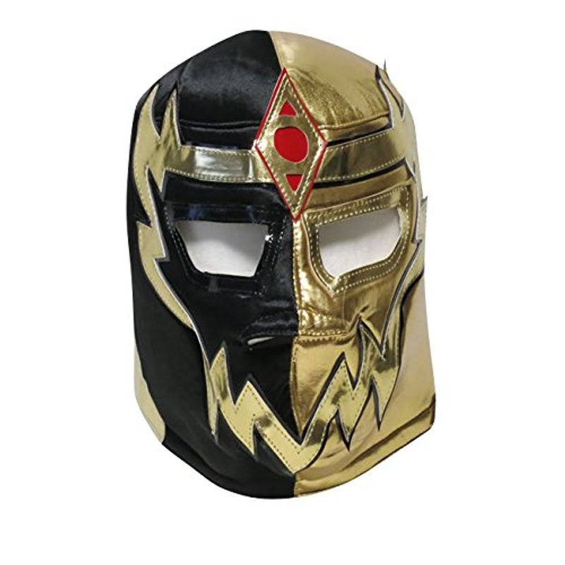 Maskedmania CMLL Technico Mascara Dorada (Gran Metallic) Cheering Mask ...