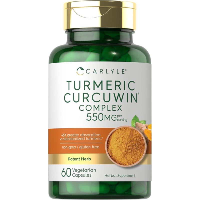 Turmeric CurcuWin Complex 550 Mg Cardiovascular Joint Immune Support ...