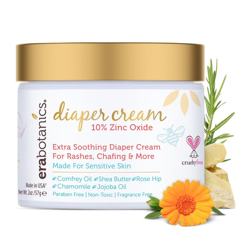 Era Organics Diaper Rash Cream For Baby - Extra Soothing and ...