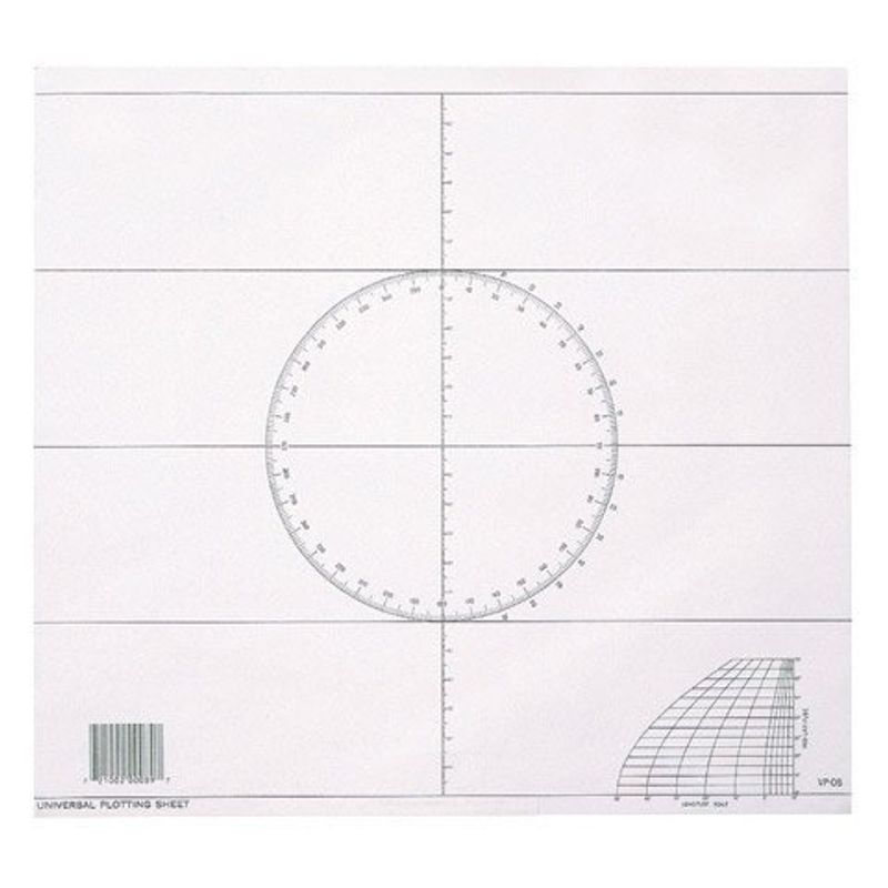Weems & Plath Marine Navigation Universal Plotting Sheet - EveryMarket
