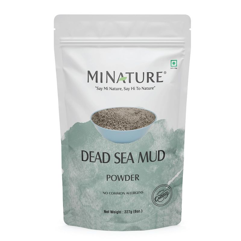 Dead Sea Mud Powder by mi nature | 227g(8 oz)(0.5 lb) | 100% Only Dead ...