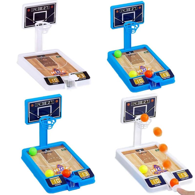 4 Pack Tabletop Basketball Game Toys, Basketball Party Favors Desk ...