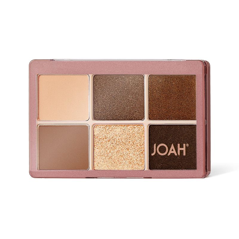 JOAH Eyeshadow Palette, Escapades Eye Makeup, 6 Shades, Richly Pigmented, Long Lasting Powder ...