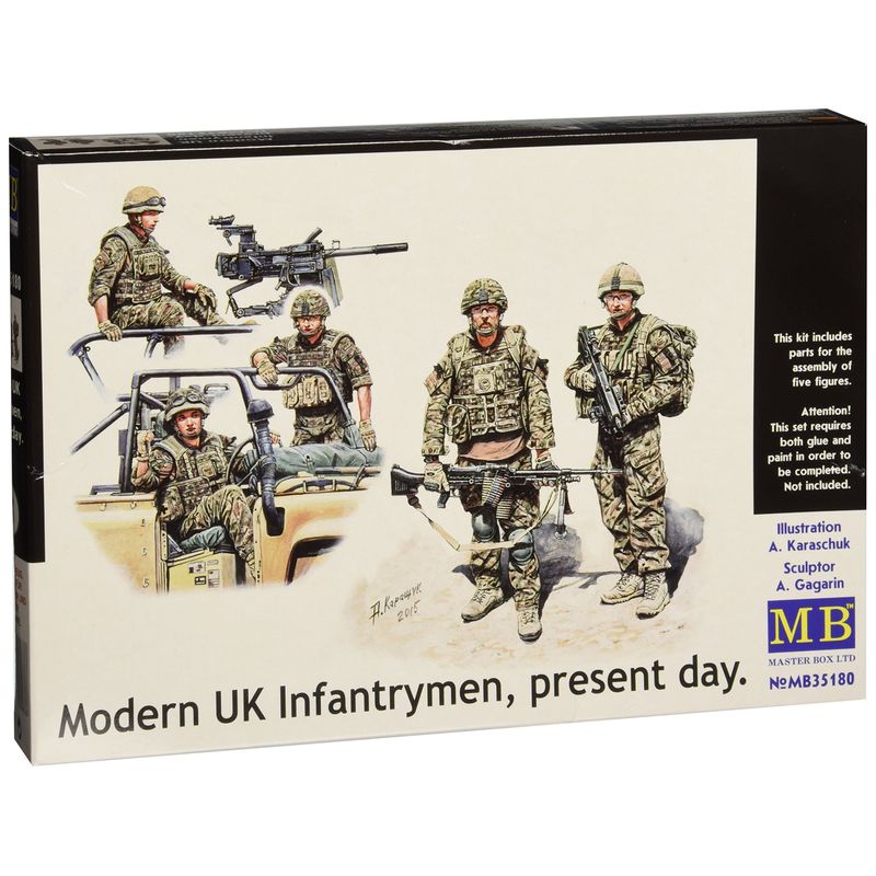 Master Box Models "We are Lucky! Modern UK Infantrymen, Present Day - 5 ...