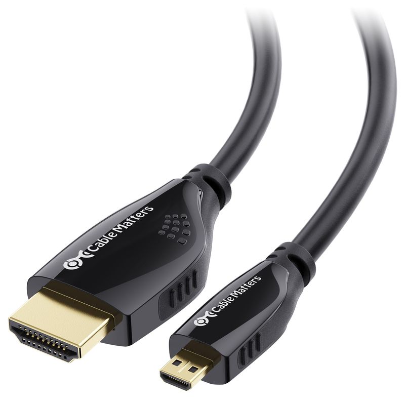 Cable Matters 4K High Speed Micro HDMI Cable with Ethernet 2 Metres ...