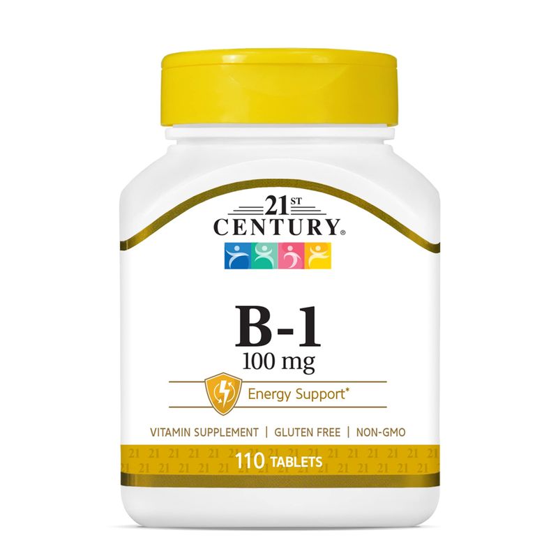 21st Century B-1 Tablets, 100 Mg, 110 Count - Online Marketplace ...