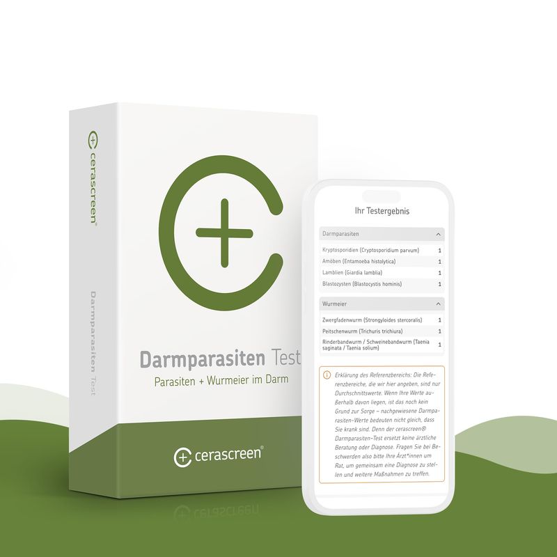 cerascreen Intestinal Parasite Test - Test for Parasites + Worm Eggs in ...