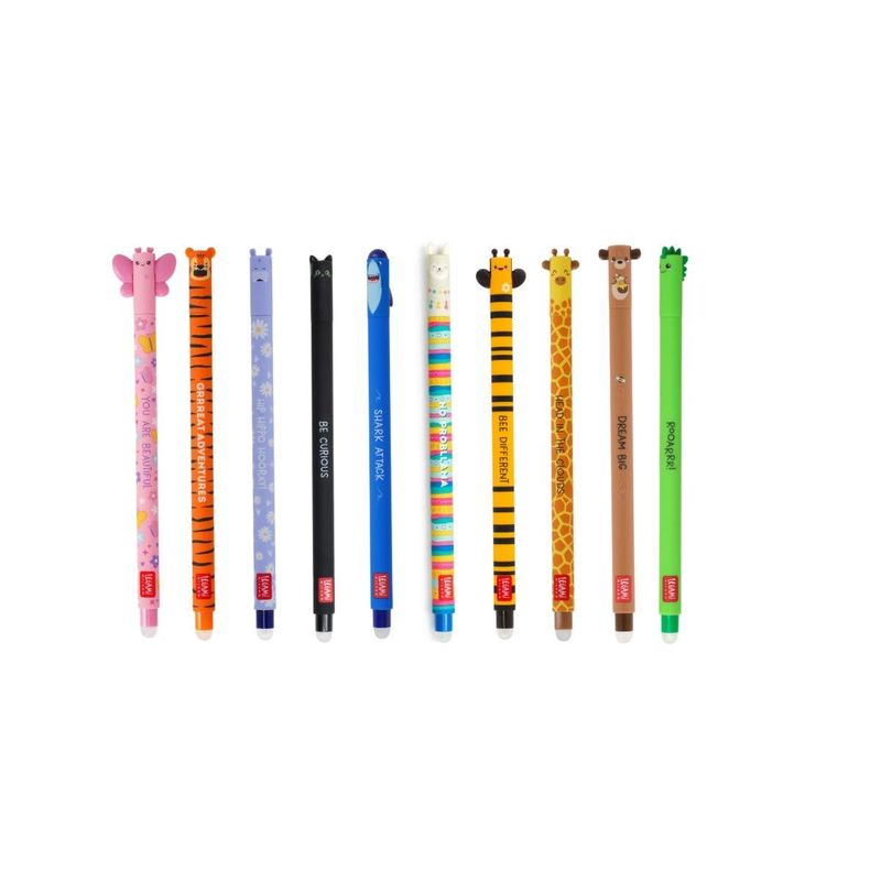 Set of 10 Gel Erasable Pens, Erasable Pens, Erasable Ink Pens, Gel Pen ...