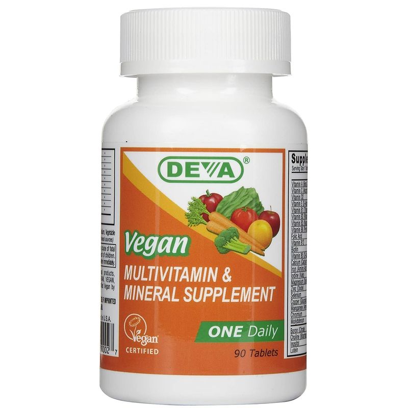 DEVA Vegan Multivitamin & Mineral Supplement Tablets, 90 Tablets ...