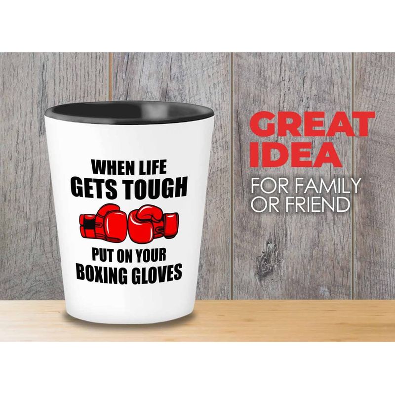 Boxing Shot Glass 1.5oz your boxing gloves - Boxing Lovers Kickboxing ...