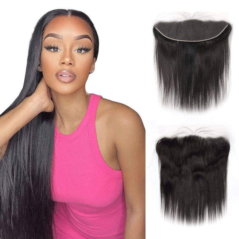 BERRYS FASHION 13x4 HD Lace Frontal Only, Straight, 100% Brazilian ...