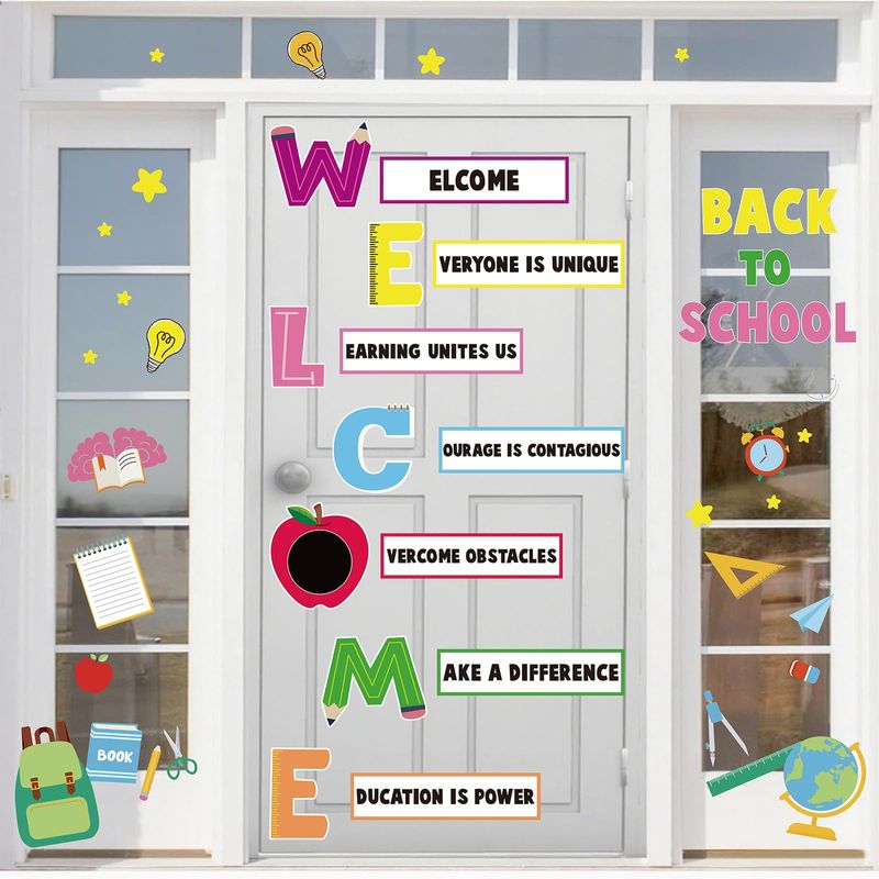 Welcome Back to School Bulletin Board Set Welcome Back Classroom ...