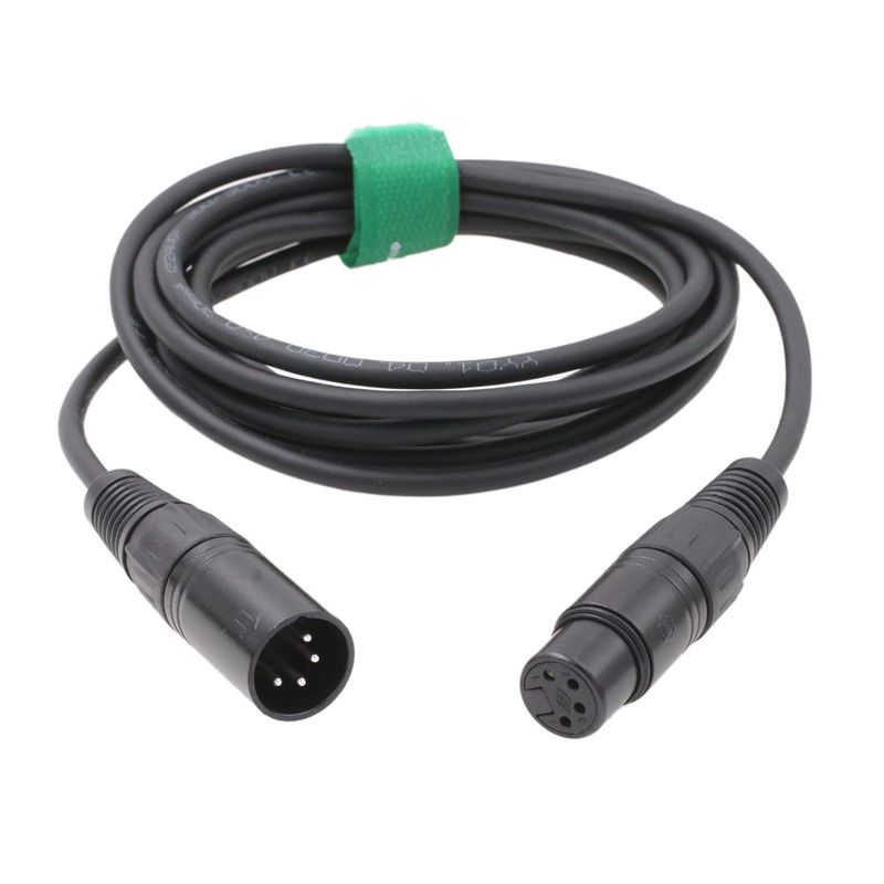 HangTon XLR 4 Pin Camera Monitor Recorder Mixer Power Supply Extension ...