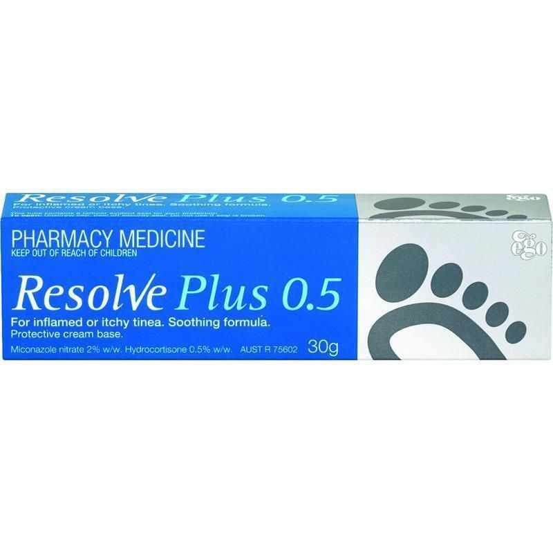 Ego Resolve Plus 0.5% - 30g Tube Treat Fungal Infections Anti ...