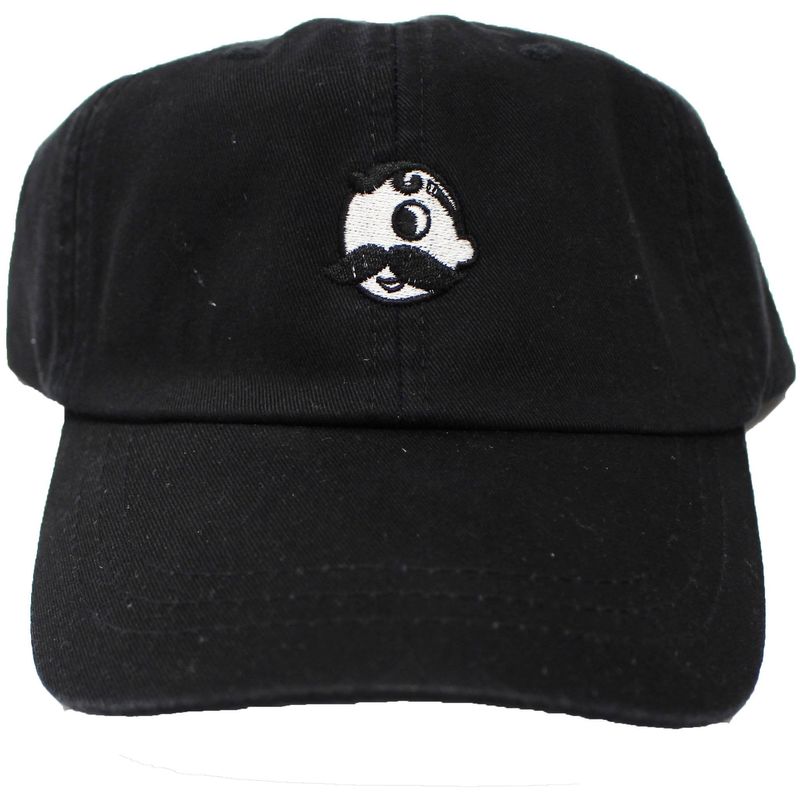 Natty Boh Logo (Black) / Baseball Hat - 1 / Large Logo / Black ...