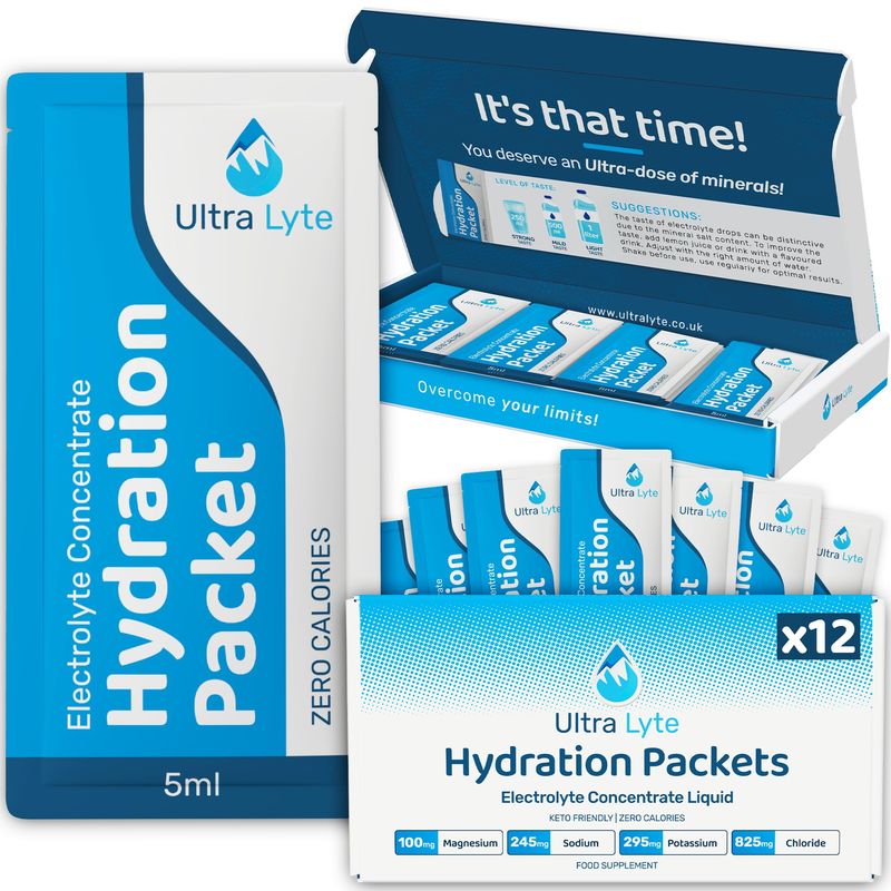 Ultra Lyte Hydration Packets - Sugar Free Keto Daily Electrolytes ...