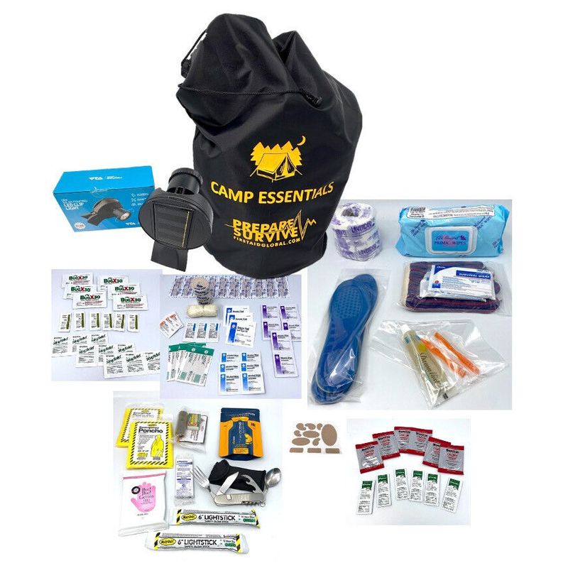 Camp Essentials Pack - Essential Items for Camping - A Great Holiday ...