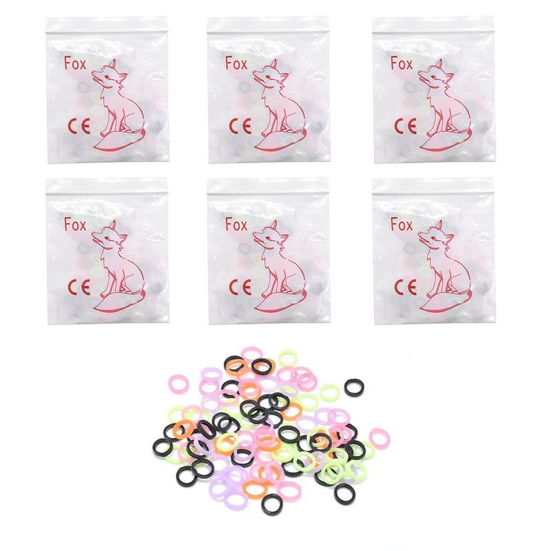 Angzhili 600 Pcs (6 Packs) Orthodontic Rubber Bands,4.5Oz Orthodontic ...