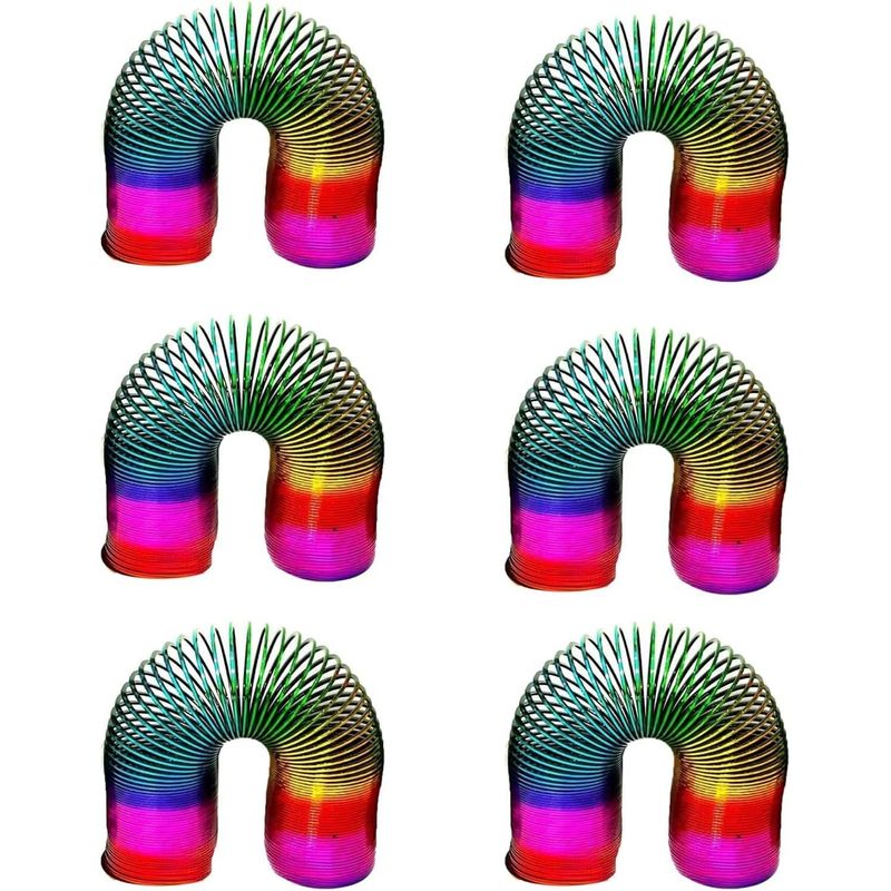 SDMAX Rainbow Magic Spring, Slinky Spring Coil for Kids, Expandable ...