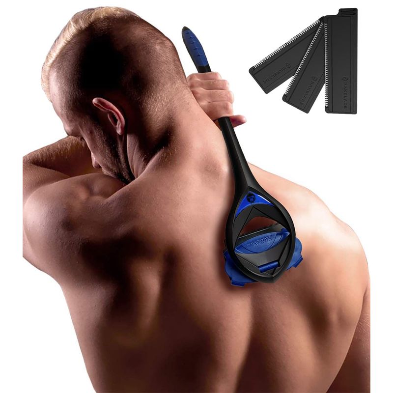 BakBlade 3.0 Stealth Back Razor for Men, Extra Long, Ergonomic Handle ...