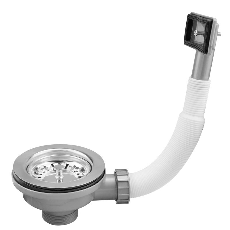 Doafoce Kitchen Sink Waste Overflow Basket Waste with Overflow Sink ...