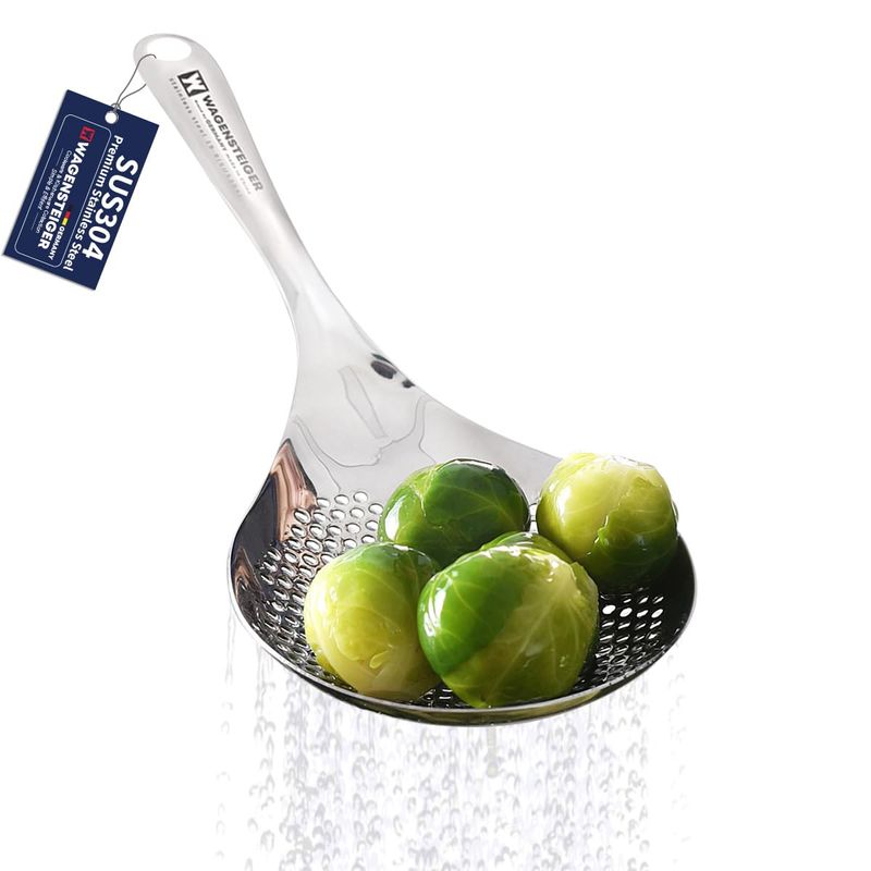 WAGENSTEIGER Stainless Steel Skimmer 12.6 inch Long, Slotted Spoon ...