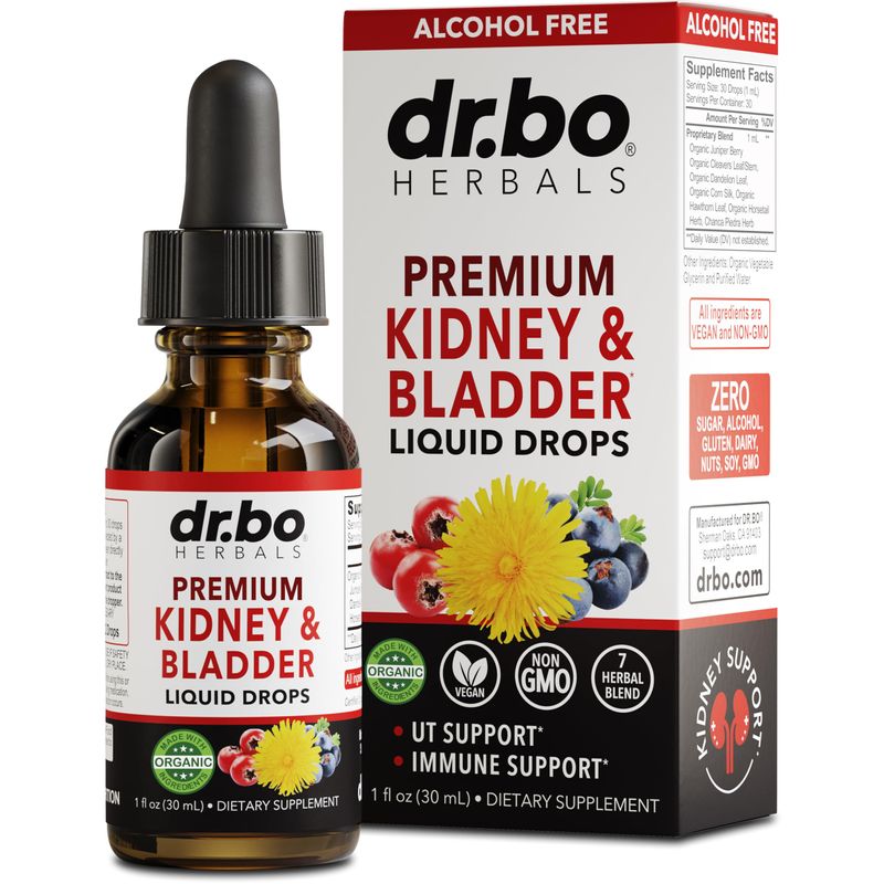 Kidney Support Supplement Bladder Health - Organic Renal Cleanse ...