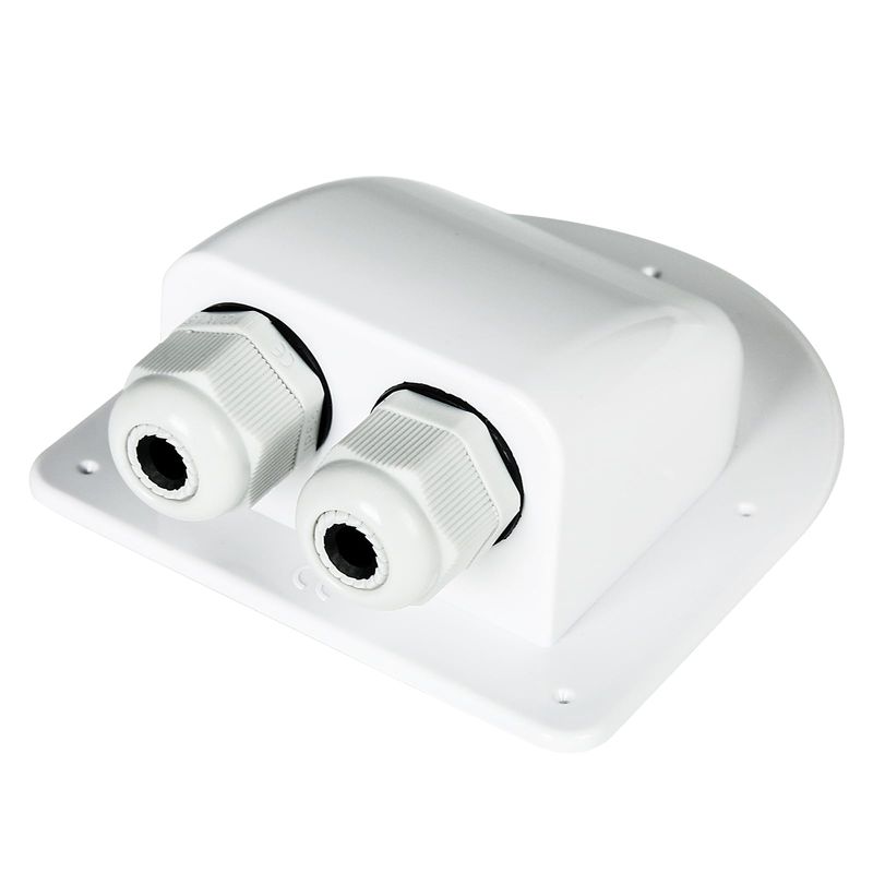 Jadeshay Cable Gland,Solar Double Cable Entry Gland Junction Box ABS ...