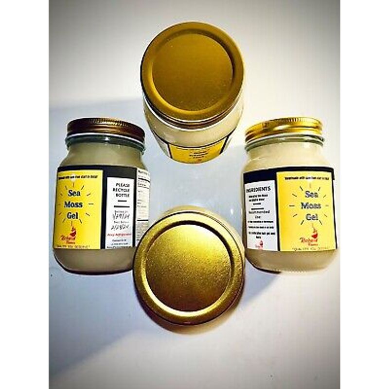 Richard Flames Premium Sea Moss Gel, Organic & Vegan ONE 16oz bottle ...