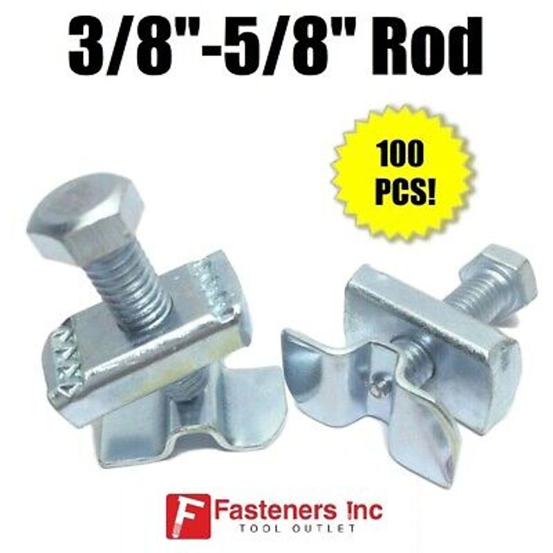 (Qty 100) Seismic Rod Stiffener Nuts for Unistrut Channel #4930 P2486 ...