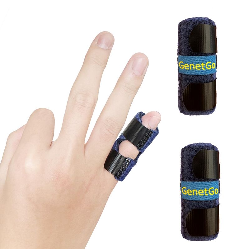 GenetGo Small Trigger Finger Splint - 2 Pack Pinkie Finger Brace for ...