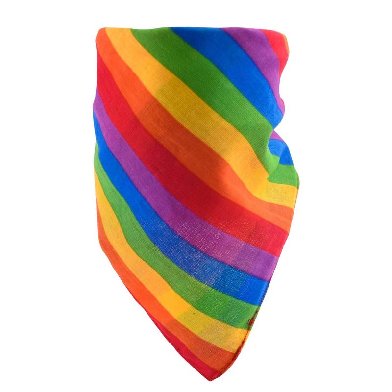 TRIXES Rainbow Bandana - Rainbow Gifts - LGBTQIA2s+ Cotton Bandana ...