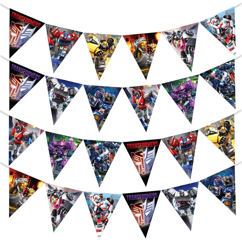 Treasures Gifted Officially Licensed Transformers Birthday Banner ...