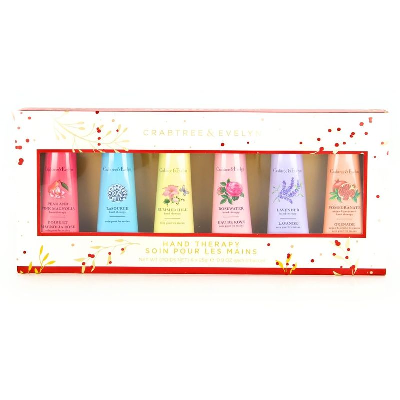 Crabtree and Evelyn Hand Therapy Cream Twelve Pack Gift Set (6 x25ml ...