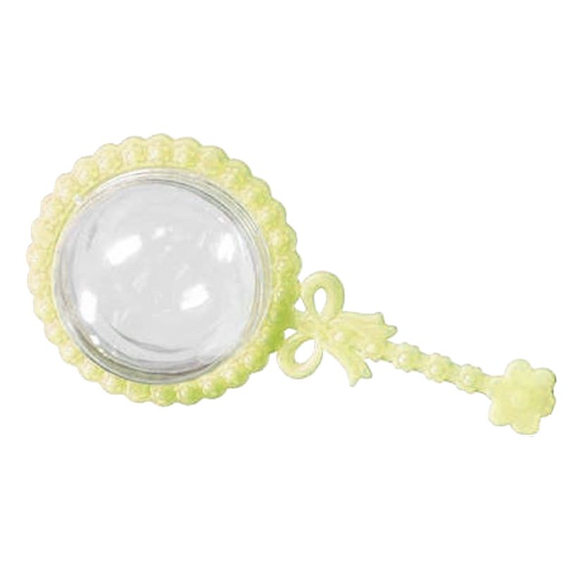 48 Yellow Fillable Plastic Baby Rattles Shower Favor - Online ...