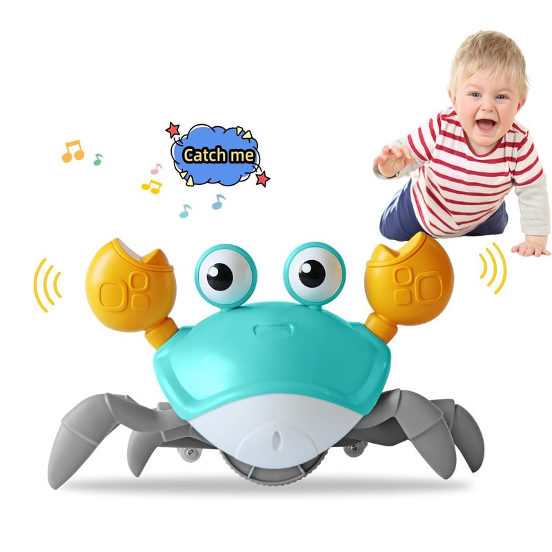 FEELGUY Crawling Crab Baby Toy,Fantastic Creatures Toys Infant Sensory ...