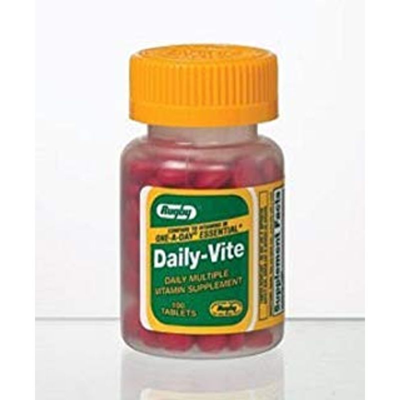 Daily-Vite - Multivitamin Supplement - 3000 IU / 60 mg Strength ...