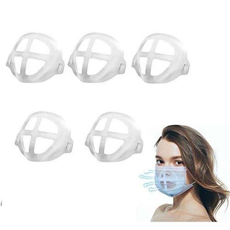 3D Mask Bracket, Silicone Mask Bracket Internal Support Frame, Reusable ...