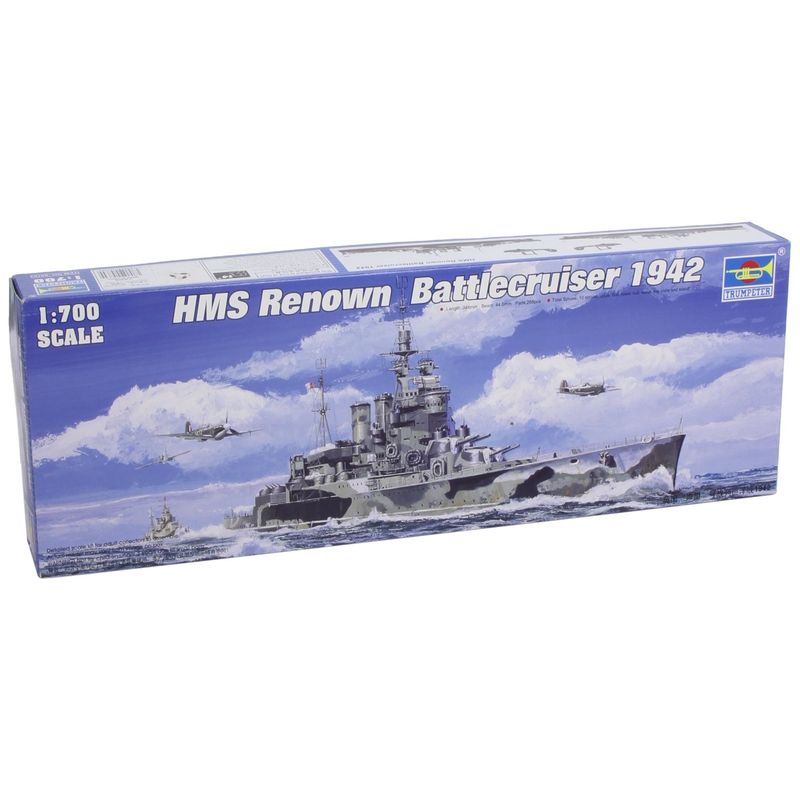 Trumpeter 1/700 HMS Renown British Battle Cruiser 1942 Model Kit ...