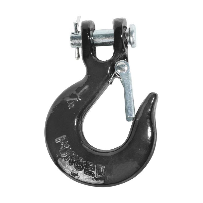 RACOONA Winch Hook,Chain Hooks,1/4 inch Clevis Slip Hook with Safety ...