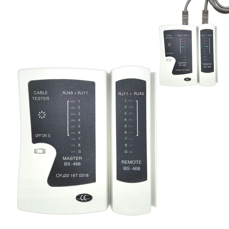 RJ45 Ethernet Cable Tester,Network Cable Tester,for Cat5/Cat6/Cat7 LAN ...