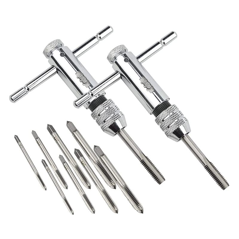 Sapphire Screw Tap Drill Tap Set Ratchet Tap Holder T Handle Tap Wrench Connection Tap Handle ...