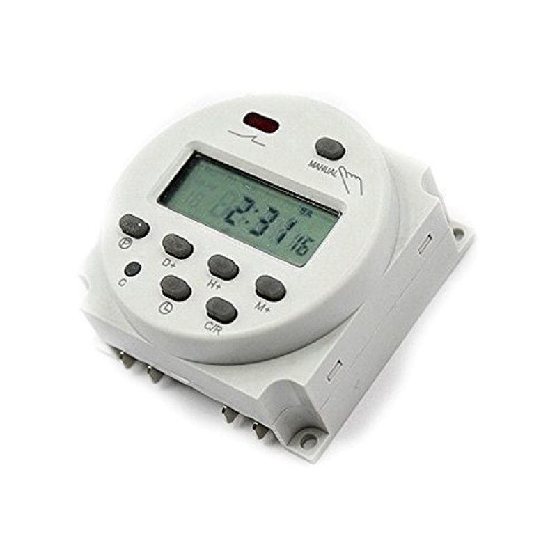 Compact and Lightweight Program Timer Switch with Relay (DC12V) with ...