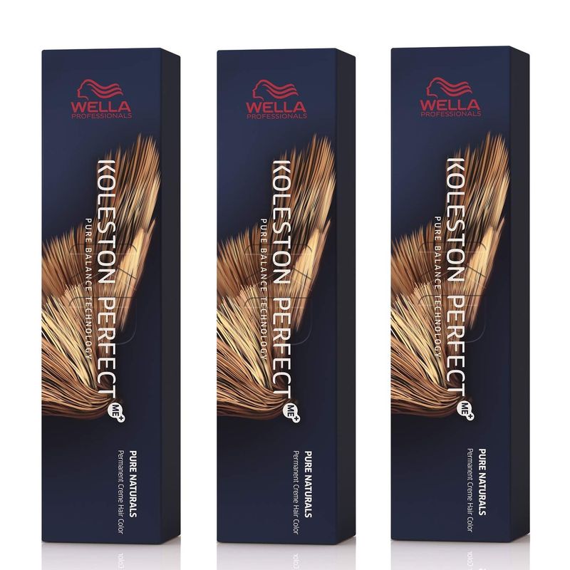 Wella Koleston Perfect Me+ KP Pure Naturals 9/0 Light Blonde, Pack of 3 - Online Marketplace ...