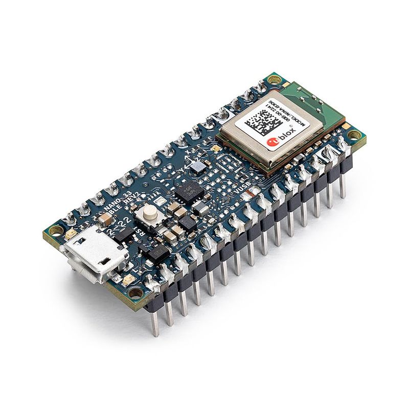 Arduino Nano 33 BLE Rev2 with Headers [ABX00072] – nRF52840 Microcontroller, Bluetooth Low ...