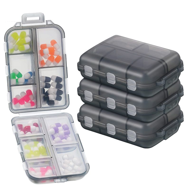 10 Grids Pill Cases Small Pill Organizer Box Weekly Travel Pill ...